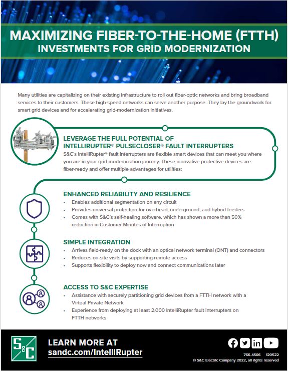 IntelliRupter® PulseCloser® Fault Interrupter